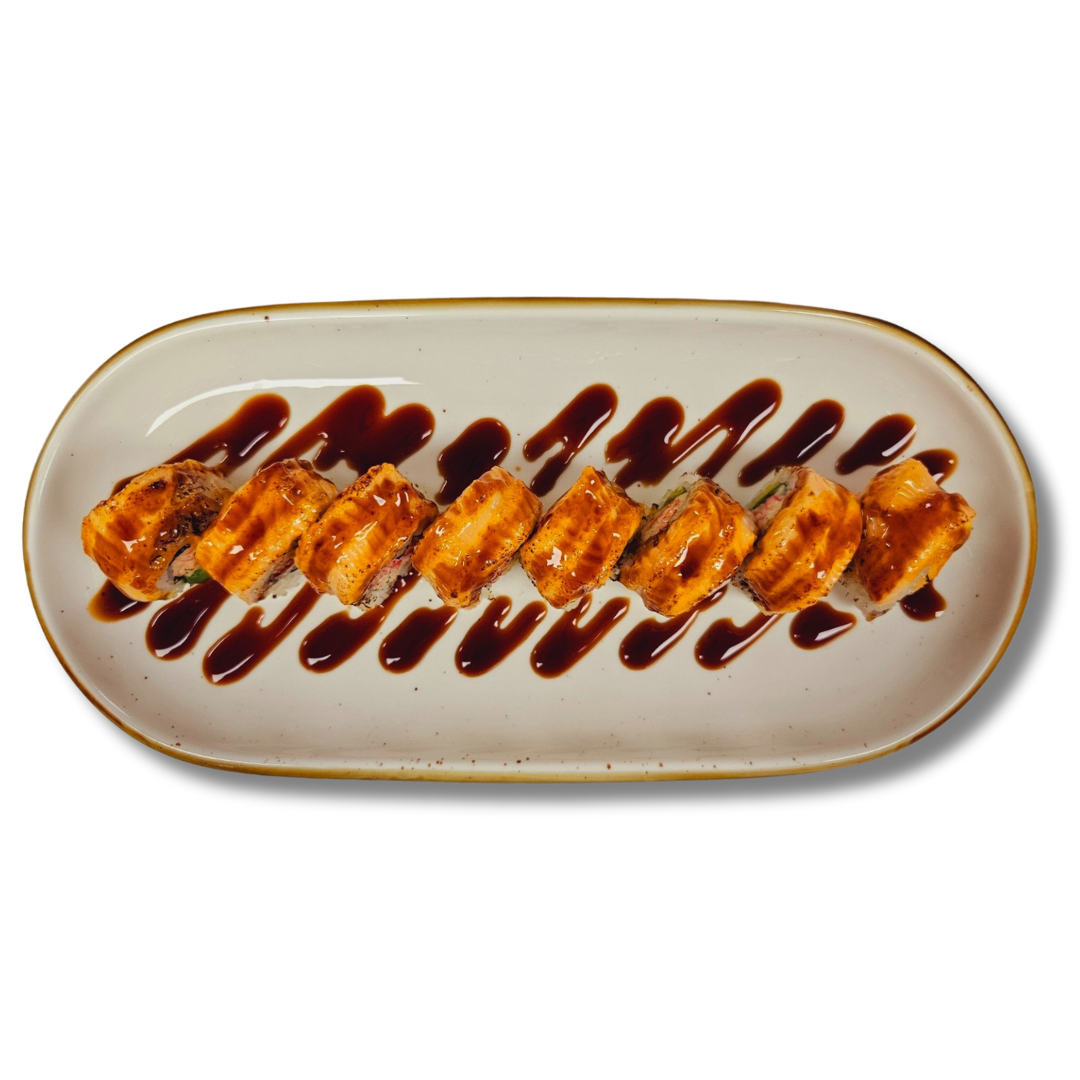 Alaska Roll (Baked Salmon Roll) (8 pieces) | Miyazaki Sushi